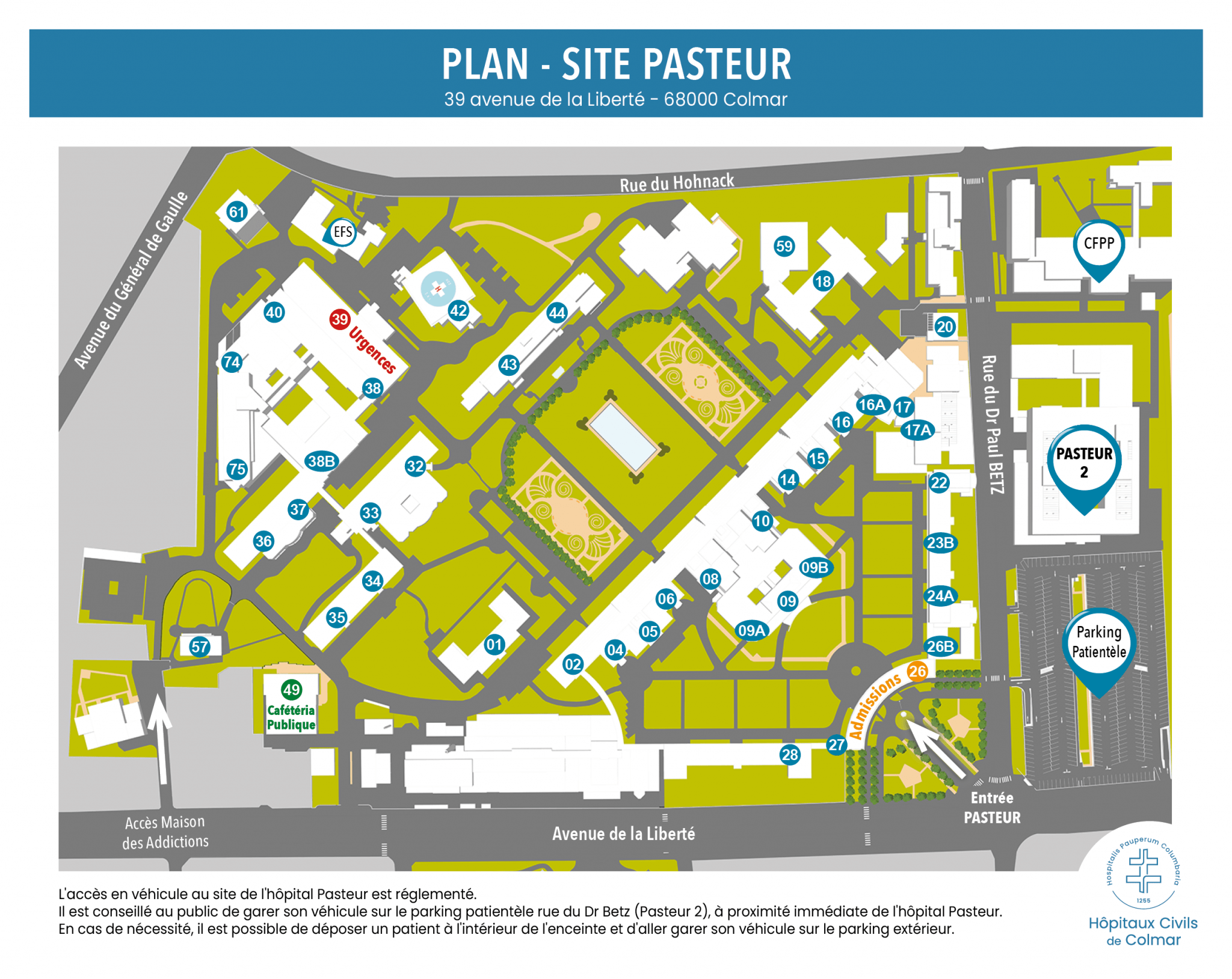 Conditions d'accès au site
